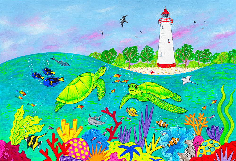 Turtle Island – Art by Rebecca Jane