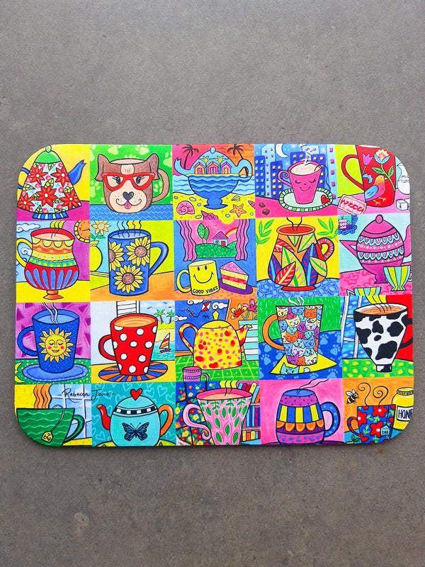 Cuppa Time Placemat – Art by Rebecca Jane